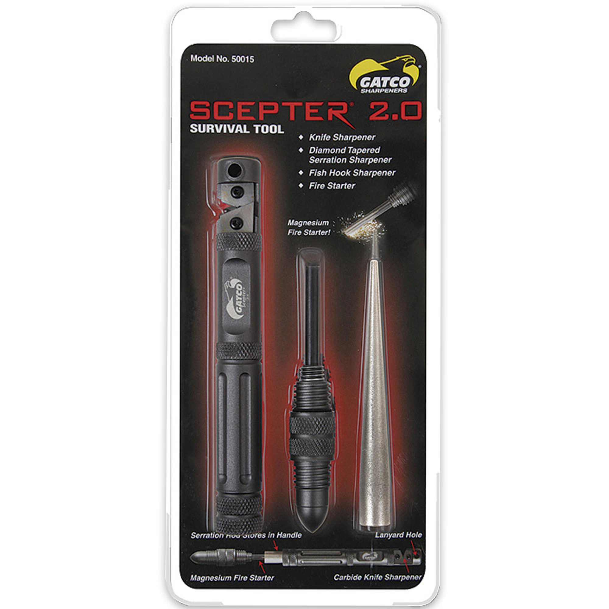 Bear GATCO Scepter 2 Sharpener Survival Tool - Hero Outdoors