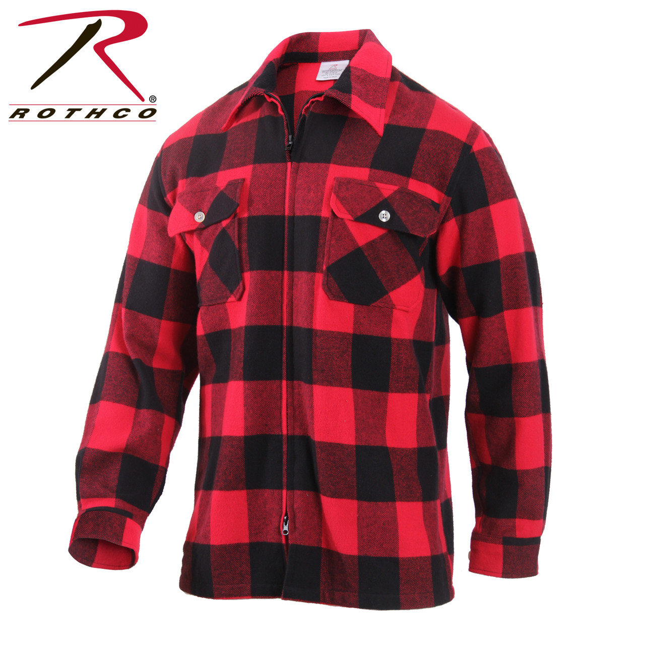 Rothco Concealed Carry Flannel Shirt - Red - Hero Outdoors