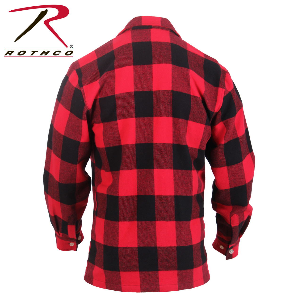 Rothco Concealed Carry Flannel Shirt - Red - Hero Outdoors