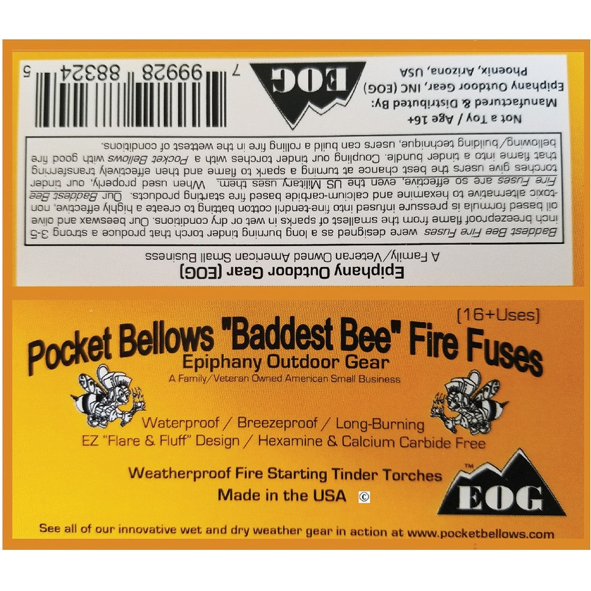 Baddest Bee Fire Fuses 3-Pack - Hero Outdoors