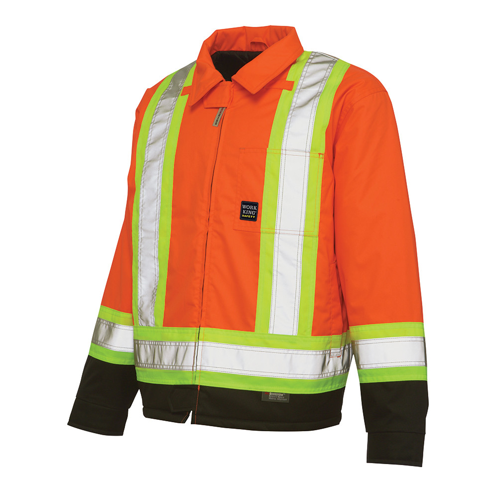 Work King Lined Safety Work Jacket - Hero Outdoors