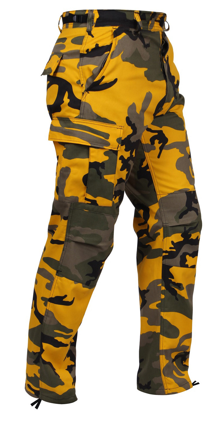 Rothco Color Camo Tactical BDU Pants - Stinger Yellow Camo - Hero Outdoors