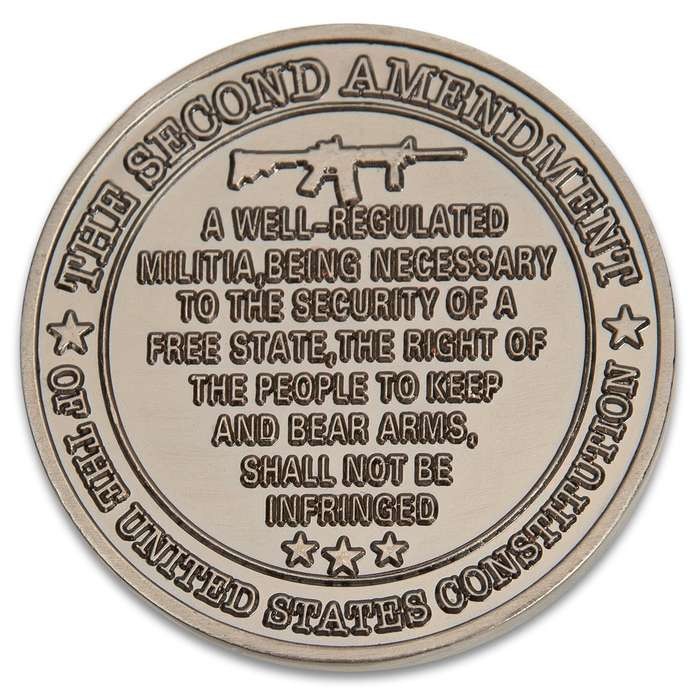 Second Amendment Is My Gun Permit Coin - Hero Outdoors
