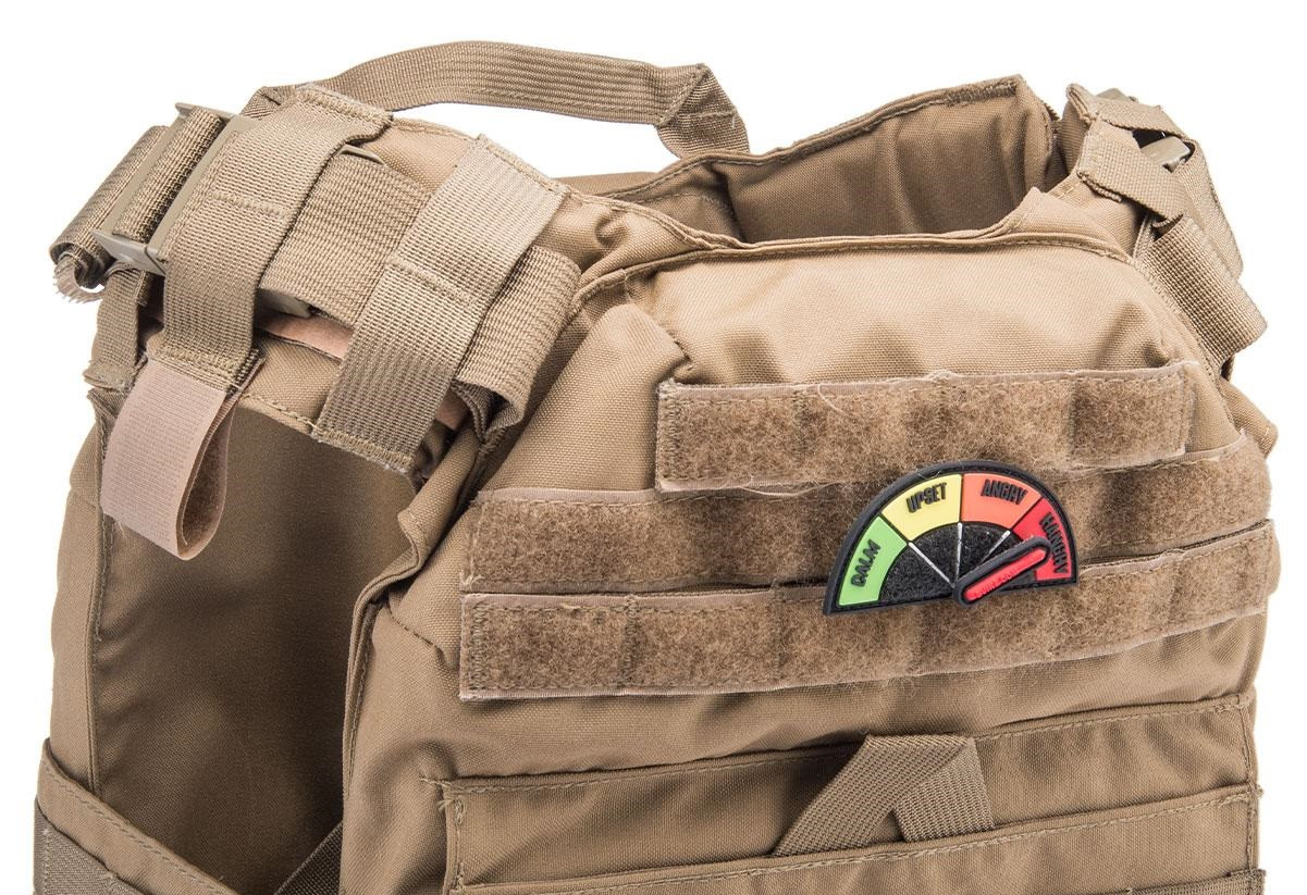 "Mood Meter" PVC Morale Patch - Hero Outdoors