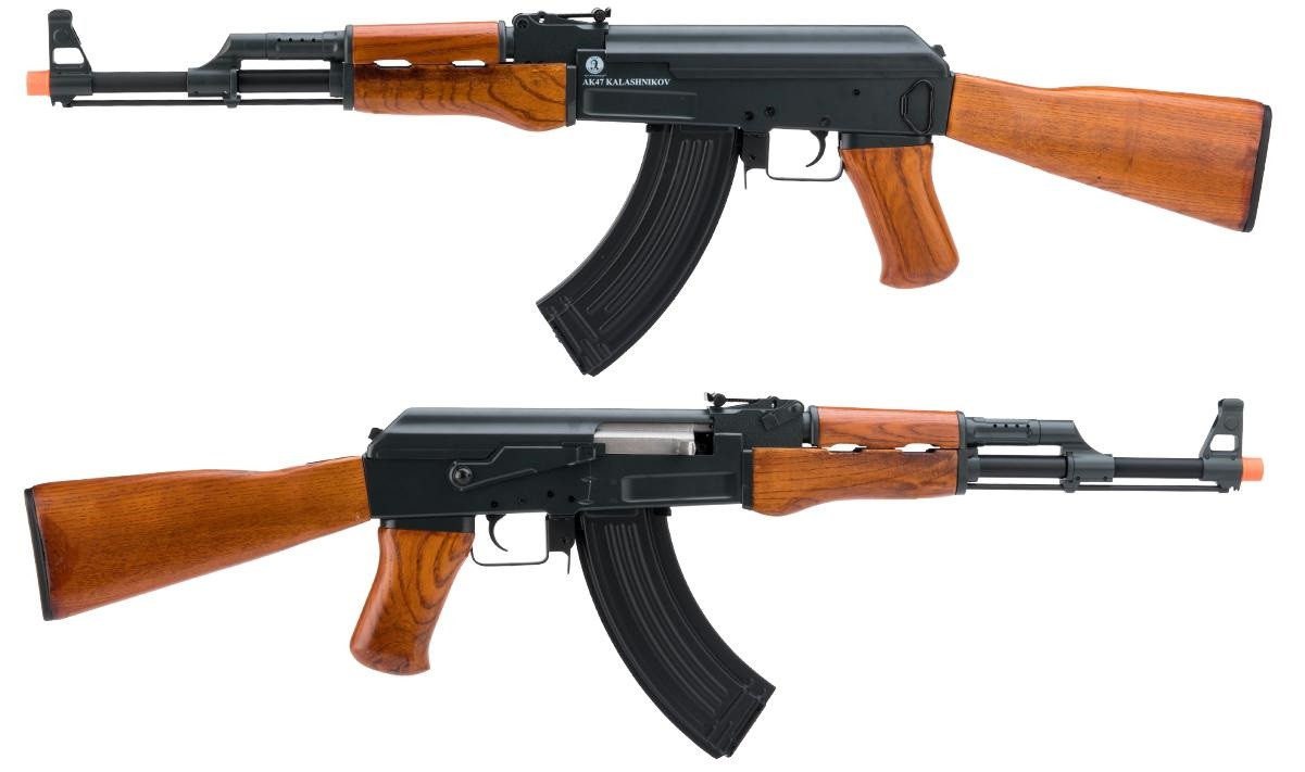 Licensed Kalashnikov AK-47 Airsoft AEG Rifle w/ Electric Blowback and ...