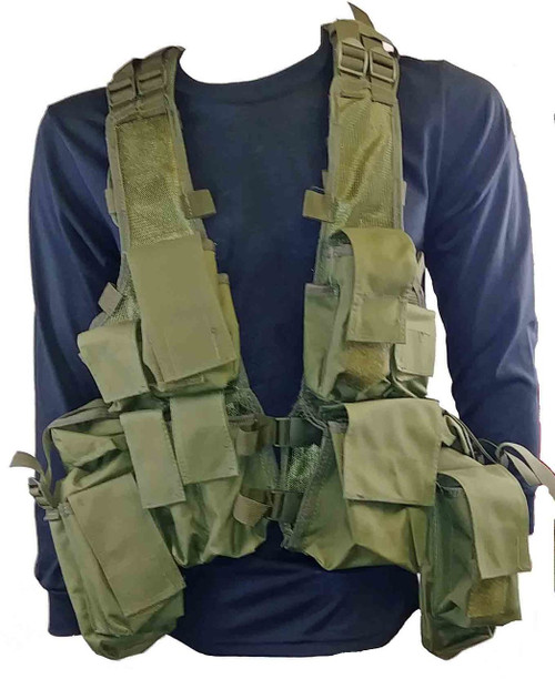 Military Style Camo Tac Vest - Canadian Digital - Hero Outdoors
