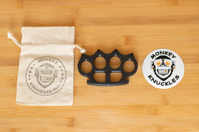 Monkey Knuckles Carbon Fiber Knuckles - Classic Black - Hero Outdoors