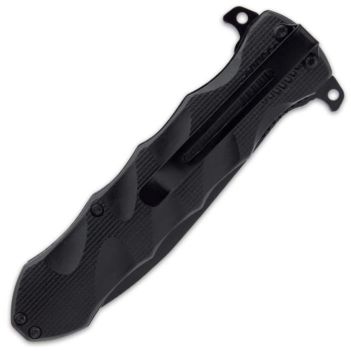 Delta Defender Black Stiletto Knife - Hero Outdoors