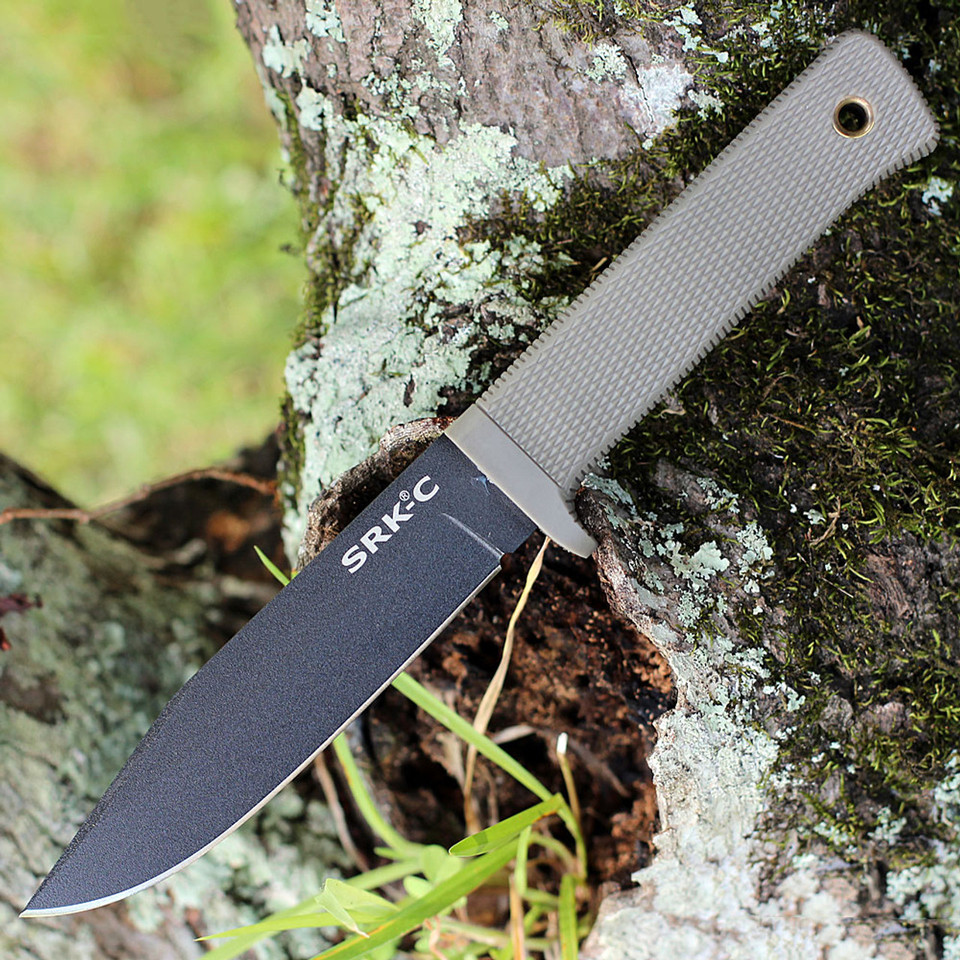 Cold Steel SRK Compact Fixed Blade- Dark Earth - Hero Outdoors
