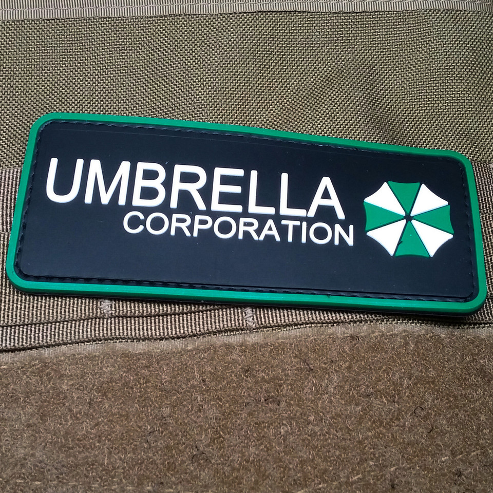 Large Umbrella Corporation PVC Morale Patch - Hero Outdoors