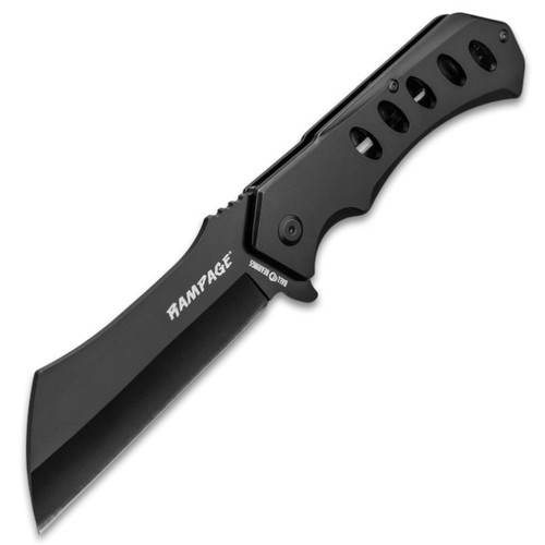 Rampage Cleaver Flipper Folding Knife - Hero Outdoors