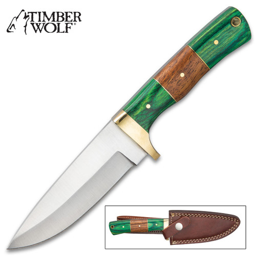 Timber Wolf Forester Knife w/Sheath - Hero Outdoors