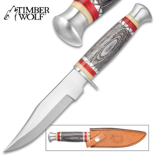 Timber Wolf High Sierra Knife w/Sheath - Hero Outdoors