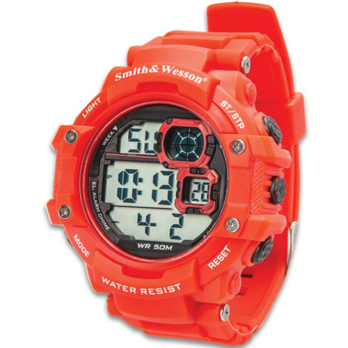Smith & Wesson Red Tactical Digital Shock Watch - Hero Outdoors
