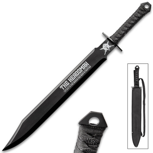 The Headsman Sword w/Sheath - Hero Outdoors