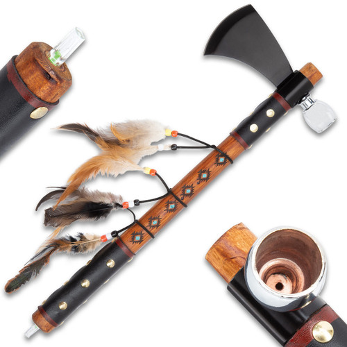 Southwestern Tomahawk Peace Pipe - Hero Outdoors