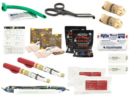 ELEVEN-10 TEMS Refill Medical Kit with QuickClot - Hero Outdoors