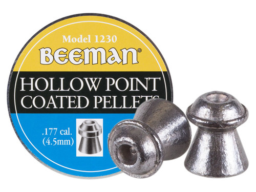 Beeman .177 Cal, 7.2 Grains, Hollowpoint, Coated, 500ct - Hero Outdoors