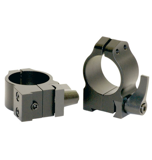 Warne 1" QD Black Matte Med .425" CZ 527 Rings - Hero Outdoors