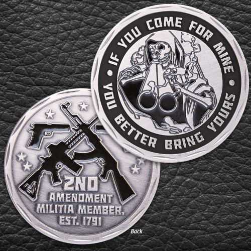 If You Come For Mine Challenge Coin - Hero Outdoors