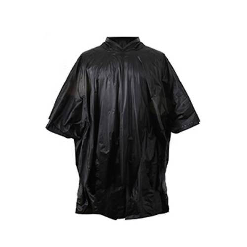 Hero Brand Heavyweight Nylon Poncho Black - Hero Outdoors