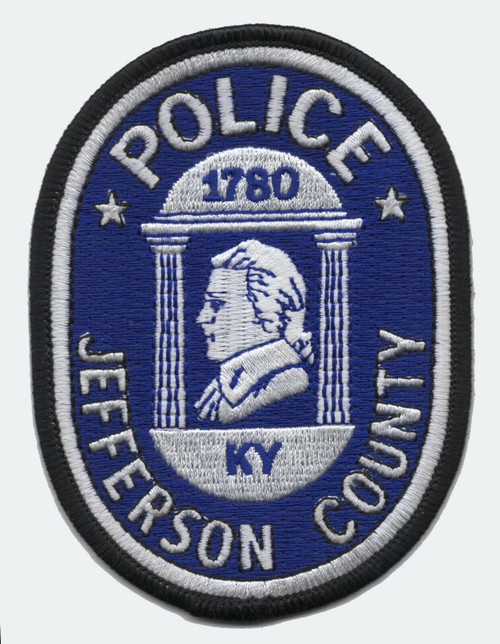 Blue Jefferson County KY Police Patch - Hero Outdoors