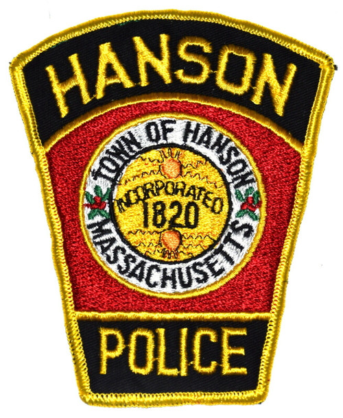 Hanson MA Police Patch - Hero Outdoors