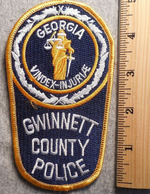Gwinnett County GA Police Patch - Hero Outdoors