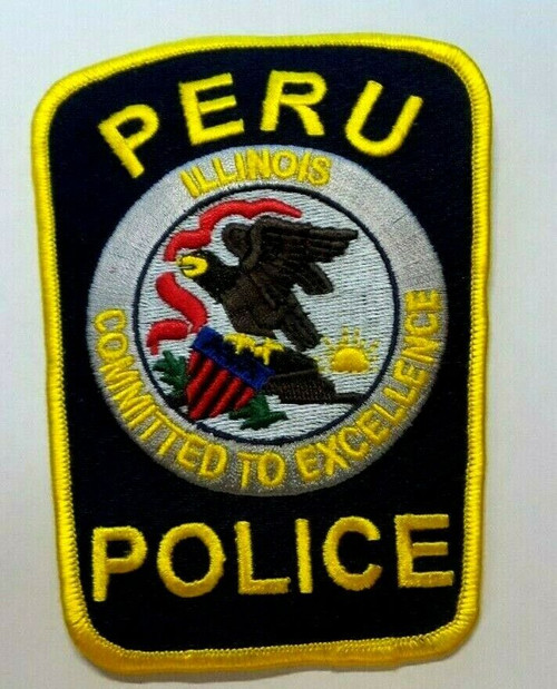 Peru IL Police Patch - Hero Outdoors