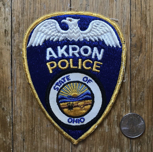 Akron OH Police Patch - Hero Outdoors