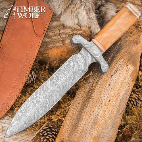 Timber Wolf Greco Knife And Sheath - Hero Outdoors