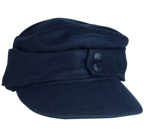 German Repro WWII Black M43 Tanker Field Cap - Hero Outdoors