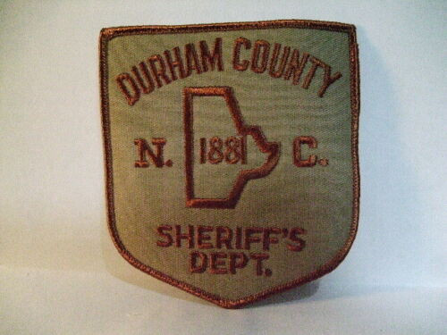 Durham County Sheriff NC Police Patch - Hero Outdoors