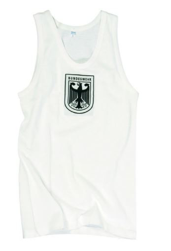 German Armed Forces White Tank Top W/Eagle - Hero Outdoors