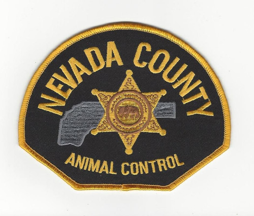 Nevada County Animal Control CA Police Patch - Hero Outdoors