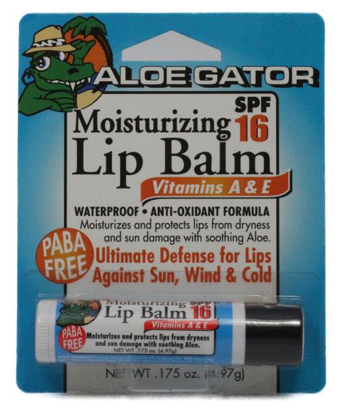 Aloe Gator SPF 16 Moisturizing Lip Balm - Hero Outdoors