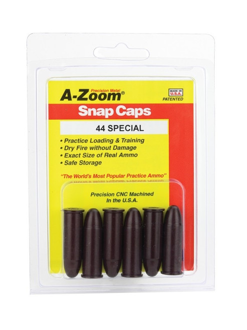 A-Zoom 44 Mag Snap Caps 6/Pkg - Hero Outdoors