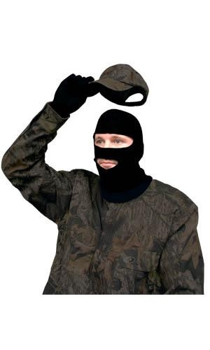 Stretch Fit Face Mask Full Hood Black - Hero Outdoors