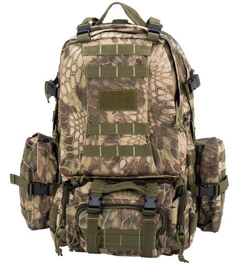 Tac Crew 3-Day Mission Backpack (Color: Kryptic Camo) - Hero Outdoors