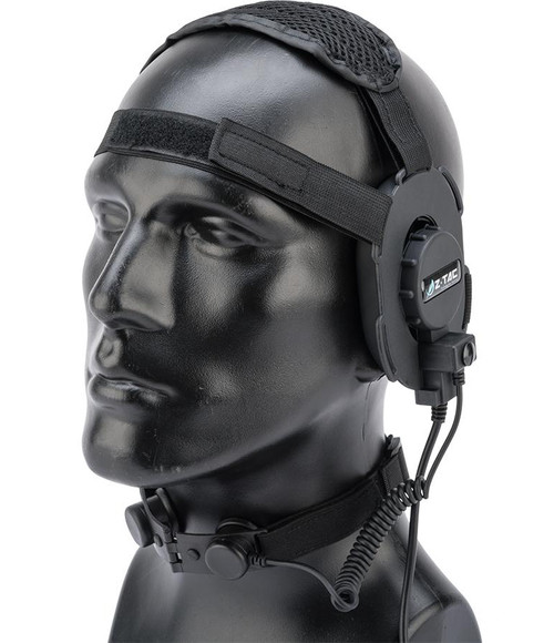 Z-Tactical Z070 Military Style Low Profile Headset w/ Throat Mic - Hero ...