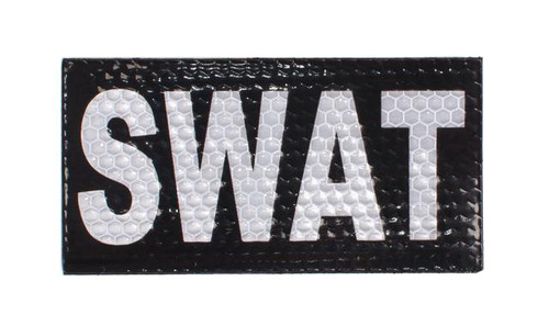 Reflective SWAT Patch - Black - Hero Outdoors