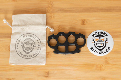 Monkey Knuckles Carbon Fiber Knuckles - Classic Black - Hero Outdoors