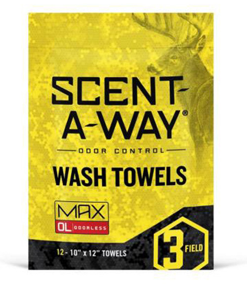 Scent Away Wash Towels 12Pk - Hero Outdoors