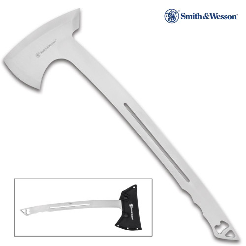 Smith & Wesson Bullseye Large Throwing Axe & Sheath - Hero Outdoors