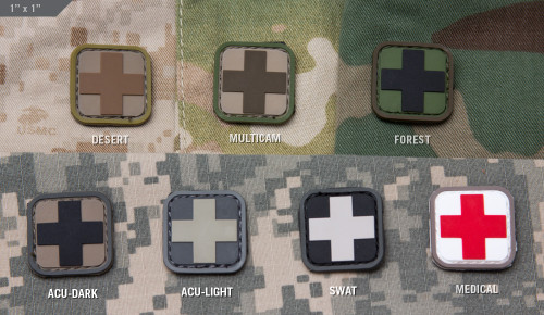 Medic Square 1" PVC - Morale Patch - Hero Outdoors