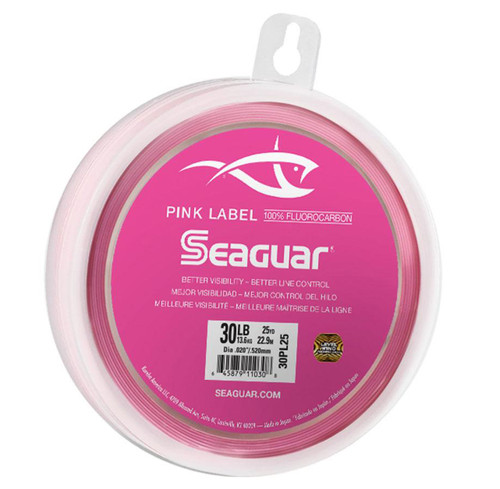 Seaguar Pink Label 100% Fluorocarbon Leader Material - Hero Outdoors