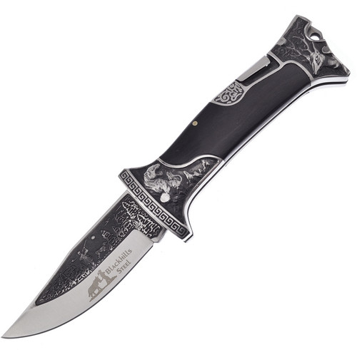 Embossed Lockback Black - Hero Outdoors