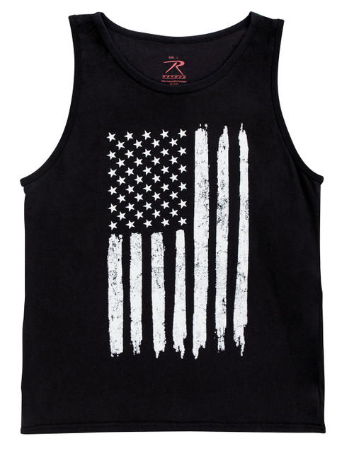 Rothco Distressed U.S. Flag Tank Top - Hero Outdoors