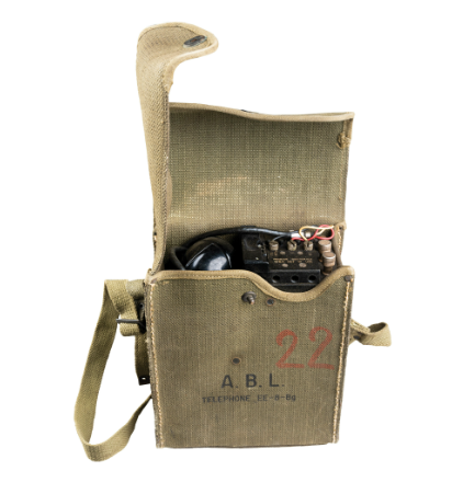 U.S. Armed Forces EE-8 Field Phone W/OD Case - Hero Outdoors