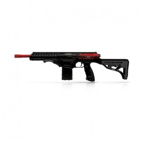 Dye DAM Paintball Gun - Black/Red Fade - Hero Outdoors